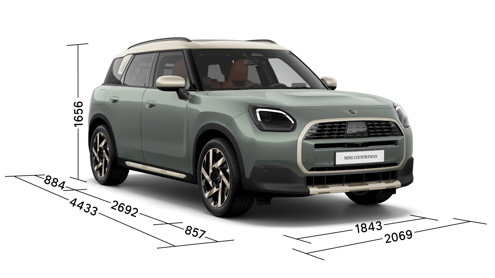 MINI Countryman - afmetingen